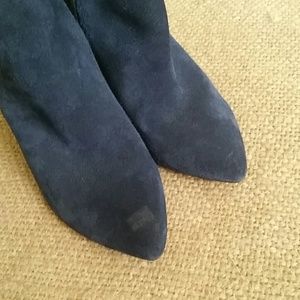 Shoemint | Shoes | Navy Blue Booties | Poshmark